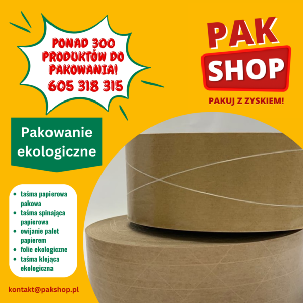 PakShop: Ekologiczne pakowanie kartonów i paczek
